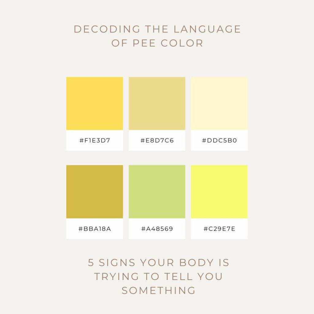 Decoding the Language of Pee Color: 5 Signs Your Body Is Trying to Tell ...